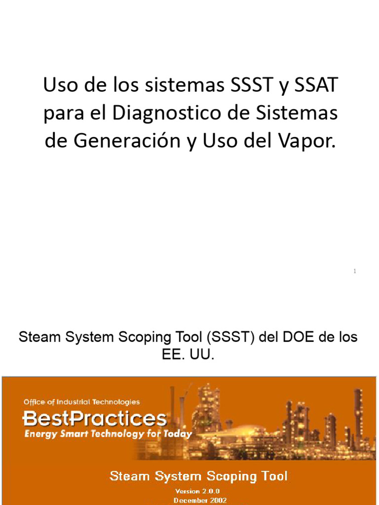 Uso Del SSST y SSAT para Diagnostico de Sistemas de Generación y Uso ...