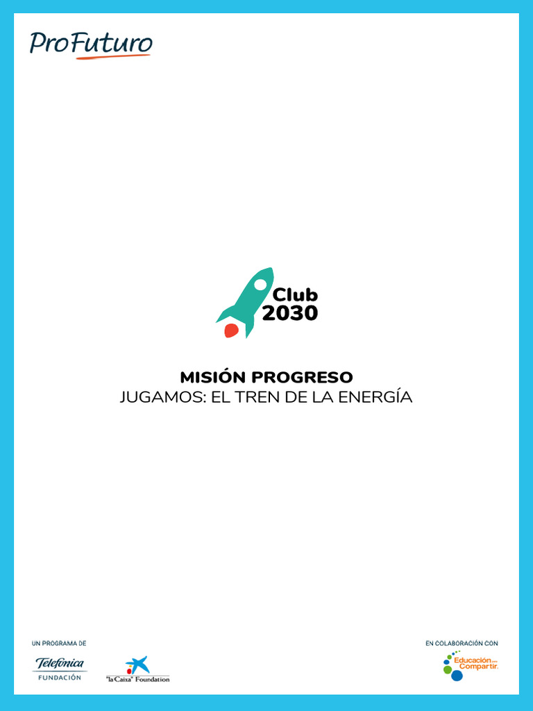 INT - Juego - PROGRESO - 1 - EL TREN DE LA ENERGIA | PDF