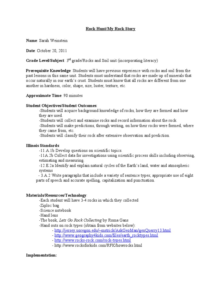 Understanding Rocks Through Exploration | PDF | Rock (Geology ...