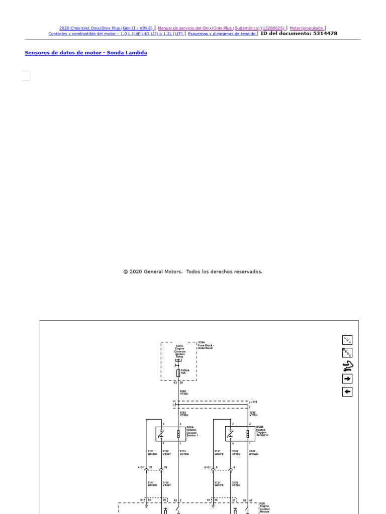 Sensores de Datos de Motor - Sonda Lambda | PDF | Motores generales | Coche