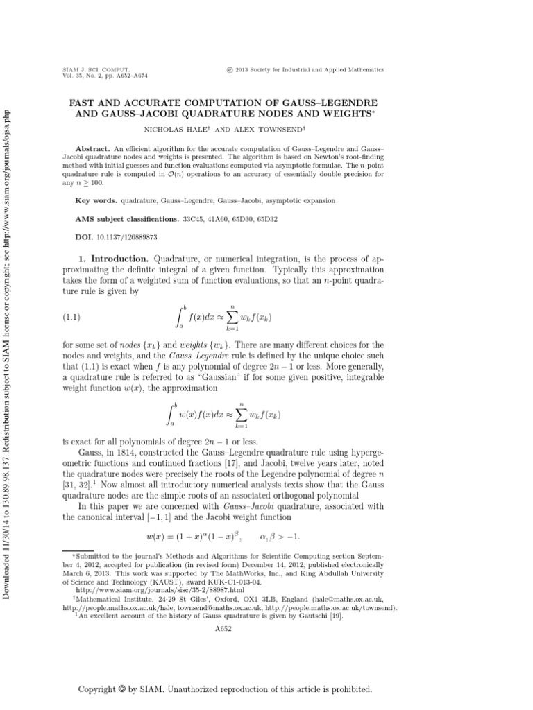 Hale 2013 | PDF | Mathematical Analysis | Numerical Analysis