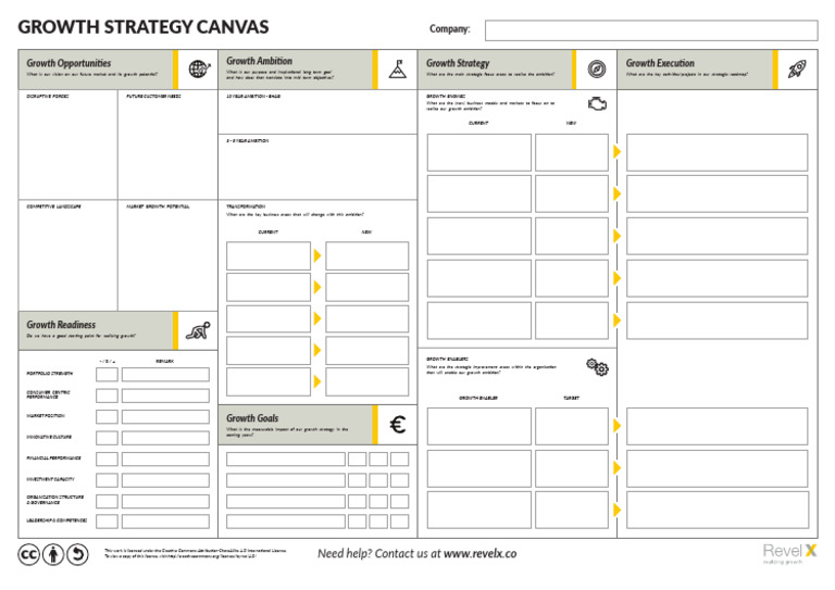 01 Growth Strategy Canvas Revelx | PDF | Business Model | Private Sector