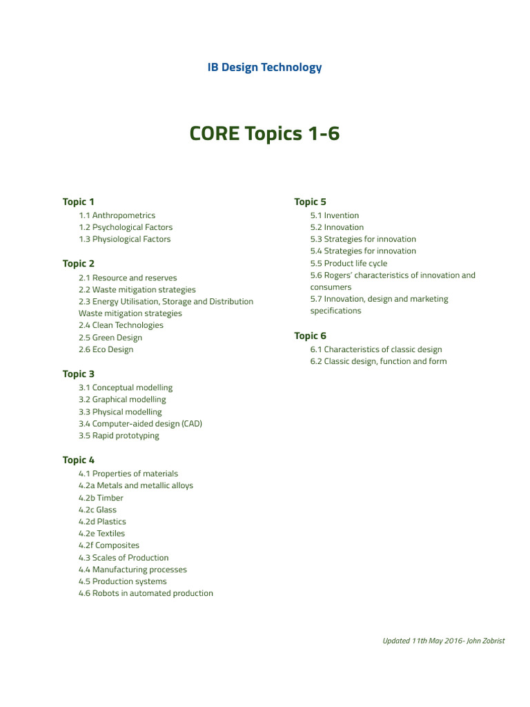 4 DT Study Guide Topic1 | PDF | Human Factors And Ergonomics | Anthropometry
