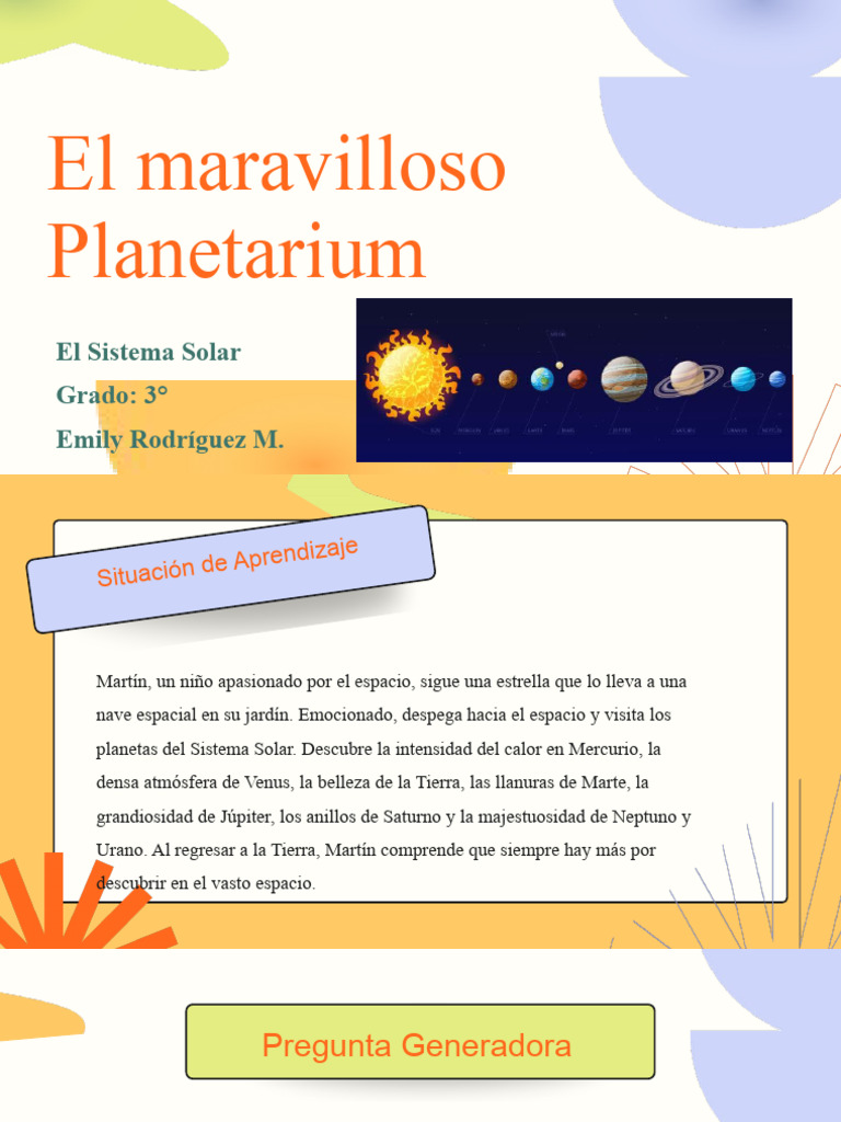 PP Software Educativo | PDF | Planetas | Sistema solar