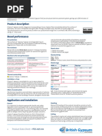 British Gypsum Deflection Head Detail | PDF | Drywall