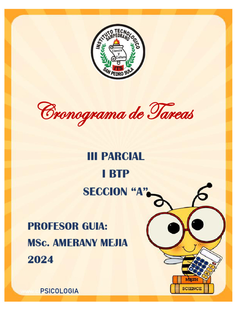 BTP A - Cronograma de Tareas - Iii Parcial | PDF