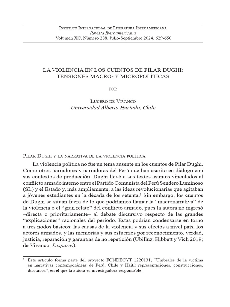 Violencia y Micropolítica en Pilar Dughi | PDF | Brujería | Violencia