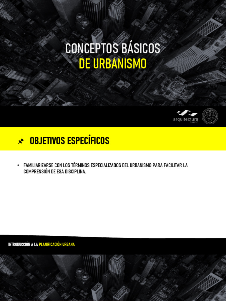 01 - Conceptos Básicos de Urbanismo | PDF | Planificación | Urbanismo