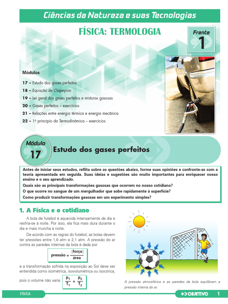 Cad C3 Teoria 2serie 25aulas 3bim 2024 Fisica | PDF | Gases | Temperatura
