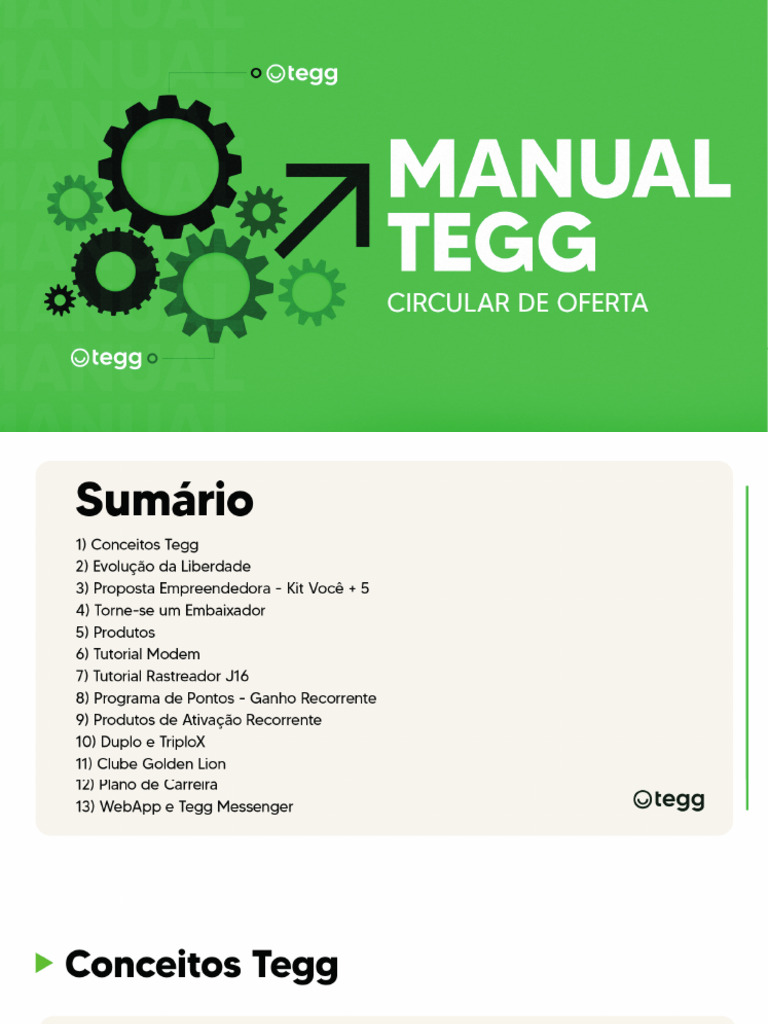 Manual Tegg (Circular de Oferta) 2.0 | PDF