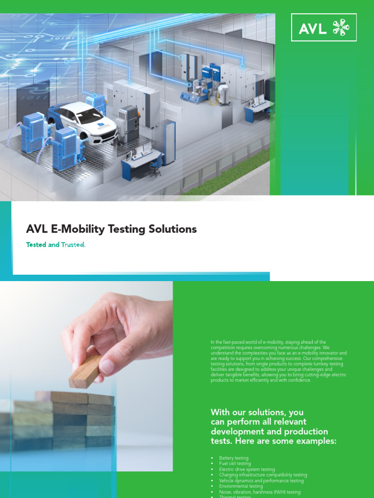En - Brochure - Avl e Mobility Testing Solutions - 09.23 | PDF ...