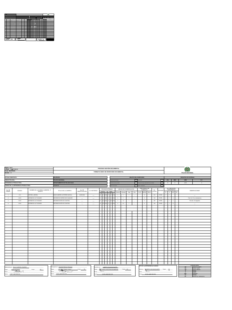 1gd-Fr-0010 Formato Unico de Inventario Documental - 20!01!23 Cai Santa Maria Del Lago | PDF ...