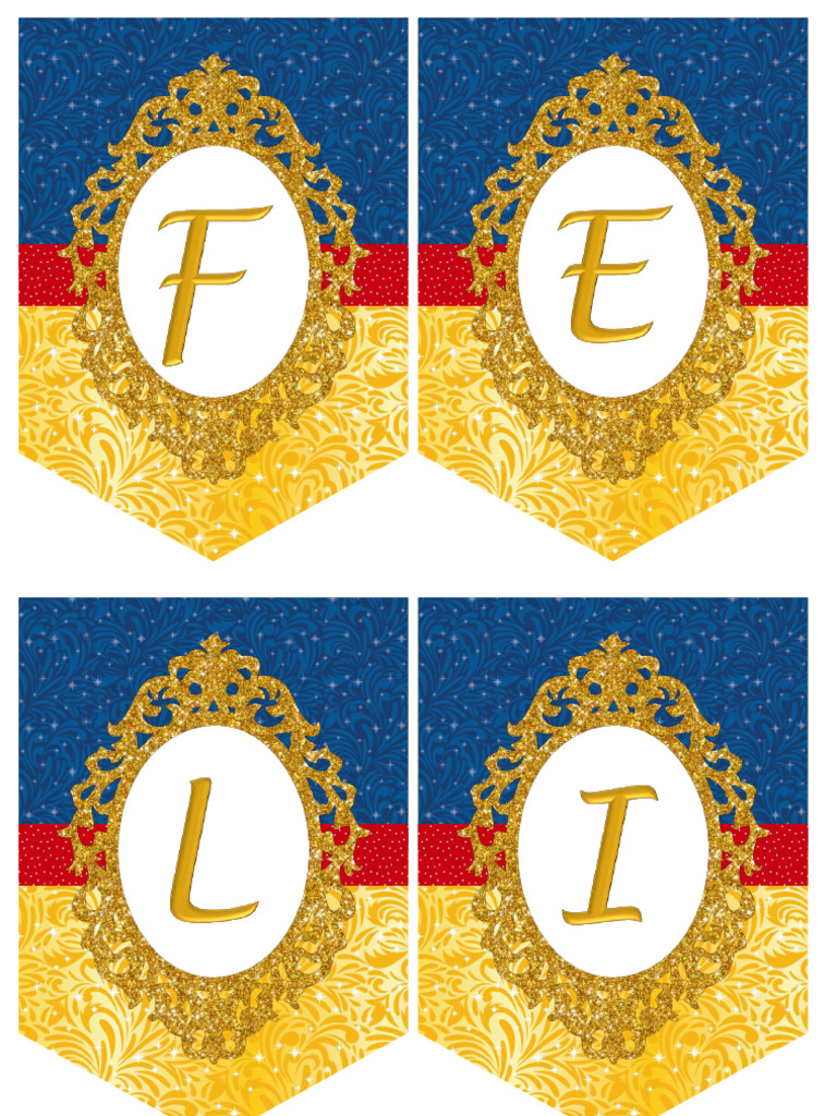 Banderín Feliz Cumpleaños Pdf