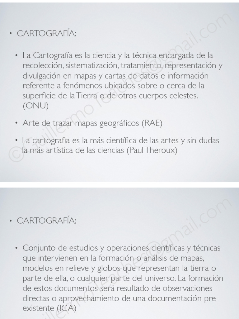 Cartografía y Mapas Generales | PDF | Cartografía | Mapa