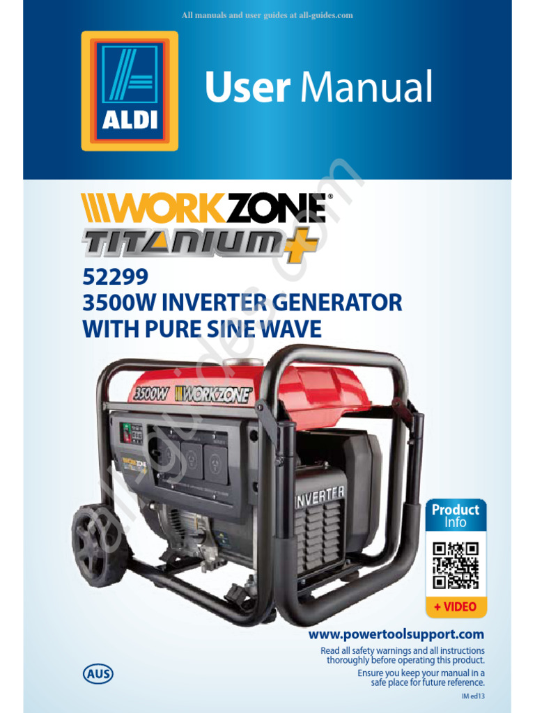 Workzone Titanium 52299 THIS ONE | PDF | Qr Code | Home Appliance