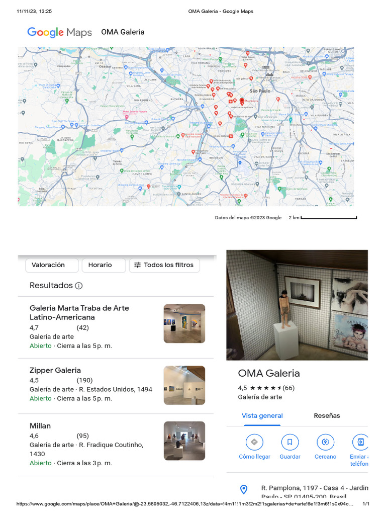 OMA Galeria - Google Maps | PDF