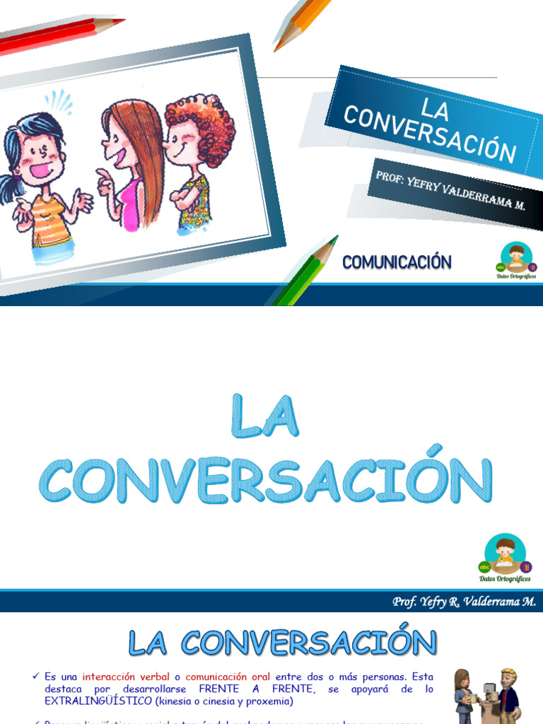 Razonamiento Verbal - La Conversación | PDF | Comunicación | Conversacion