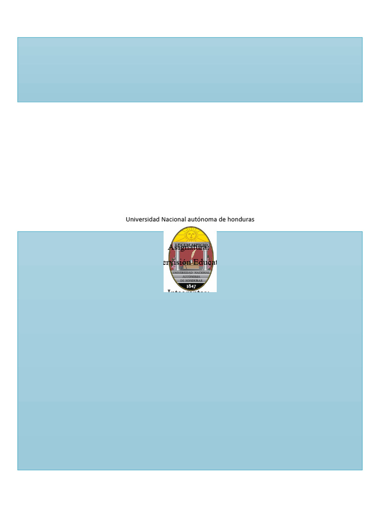 Grupo 6 Supervision - Educativa - U3 - T3 - A9 | PDF | Enseñando | Maestros