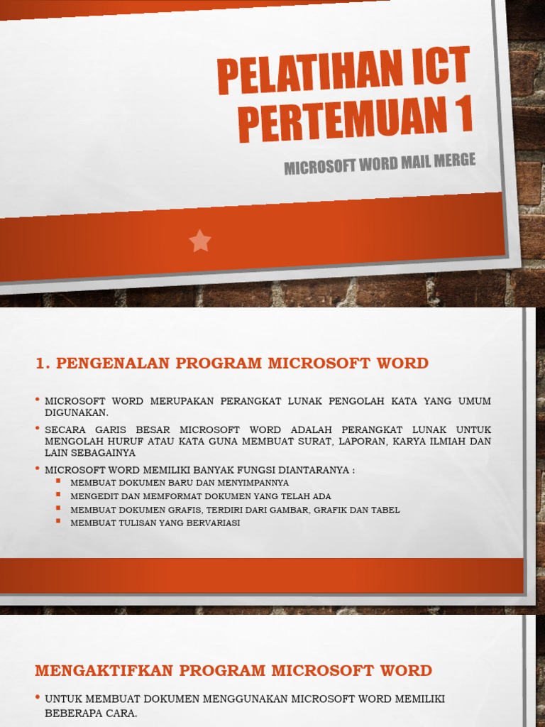 ICT Microsoft Word | PDF