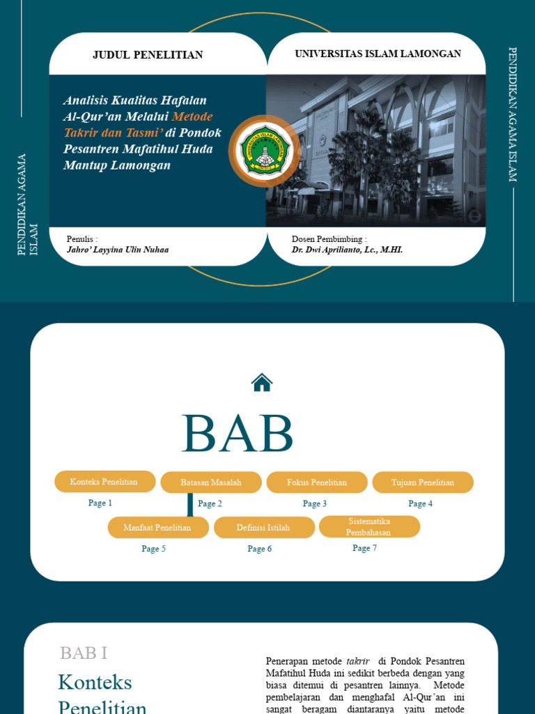 Contoh PPT Perkuliahan | PDF