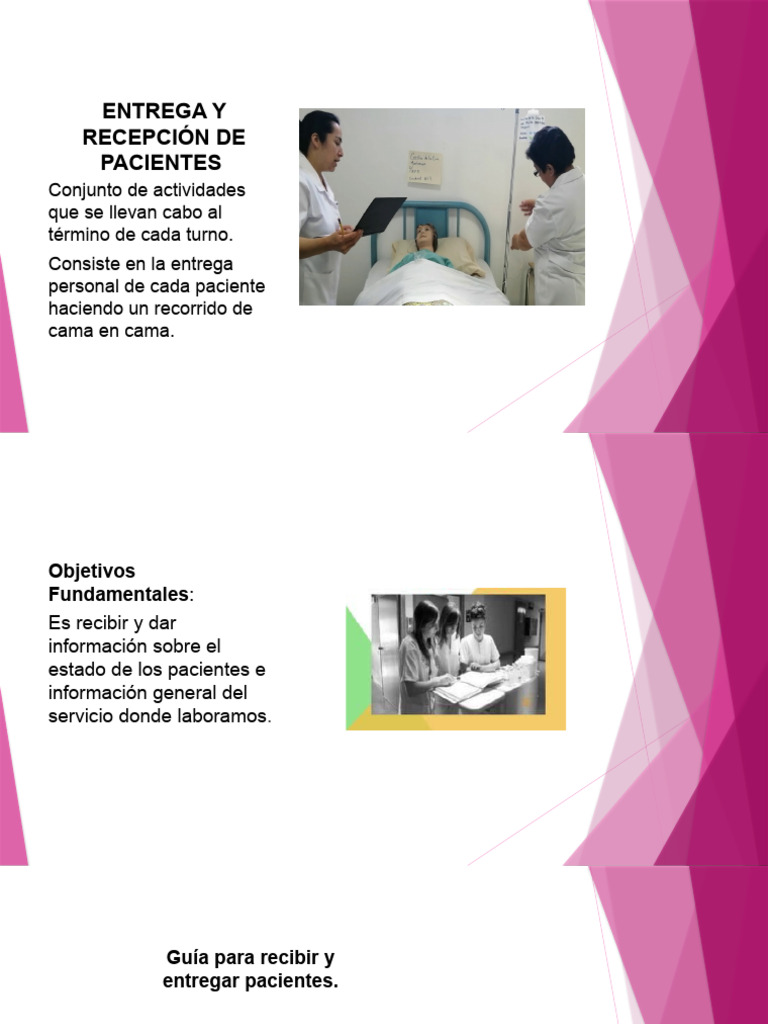 Entrega y Recepción de Pacientes | PDF