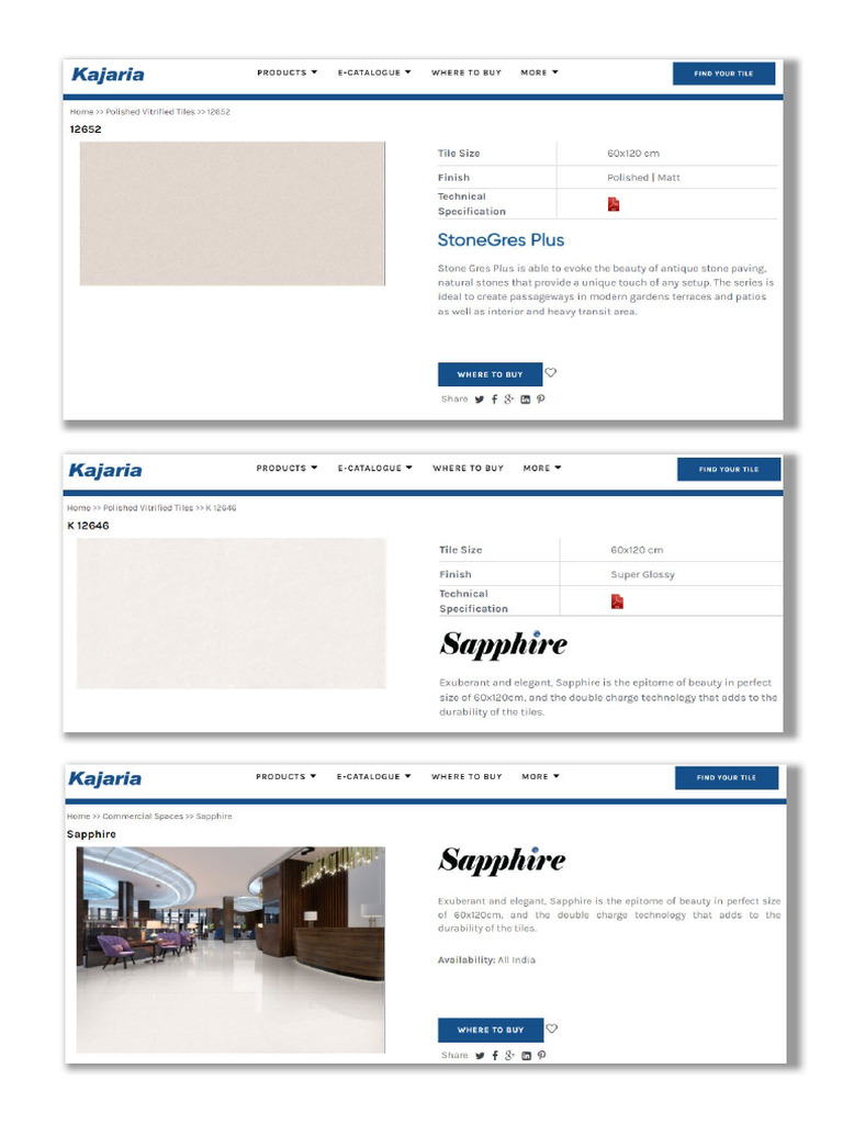 Tile Selection | PDF