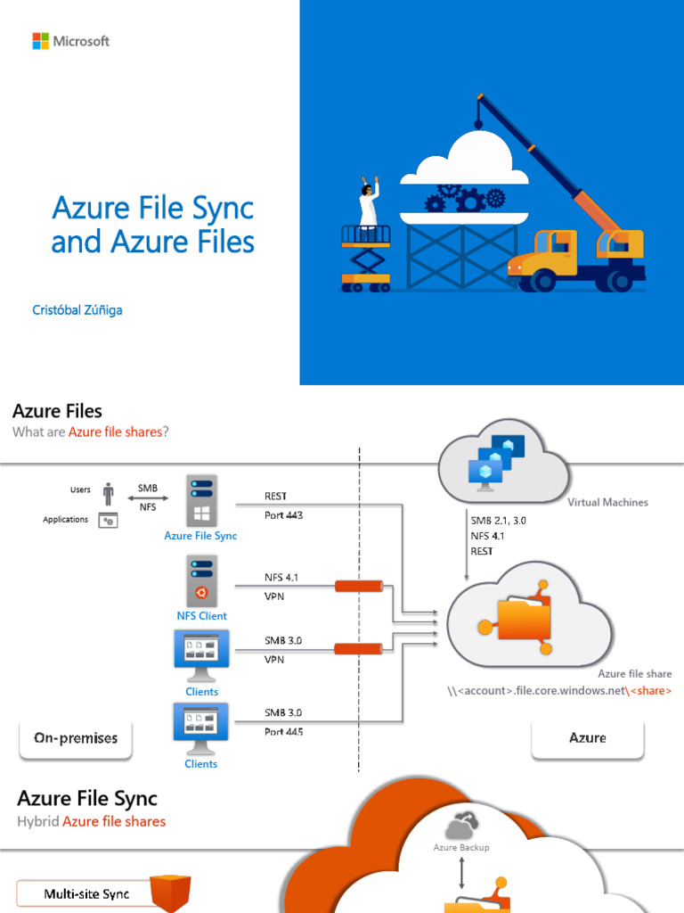 Azure File Sync | PDF | Microsoft Azure | Cloud Computing