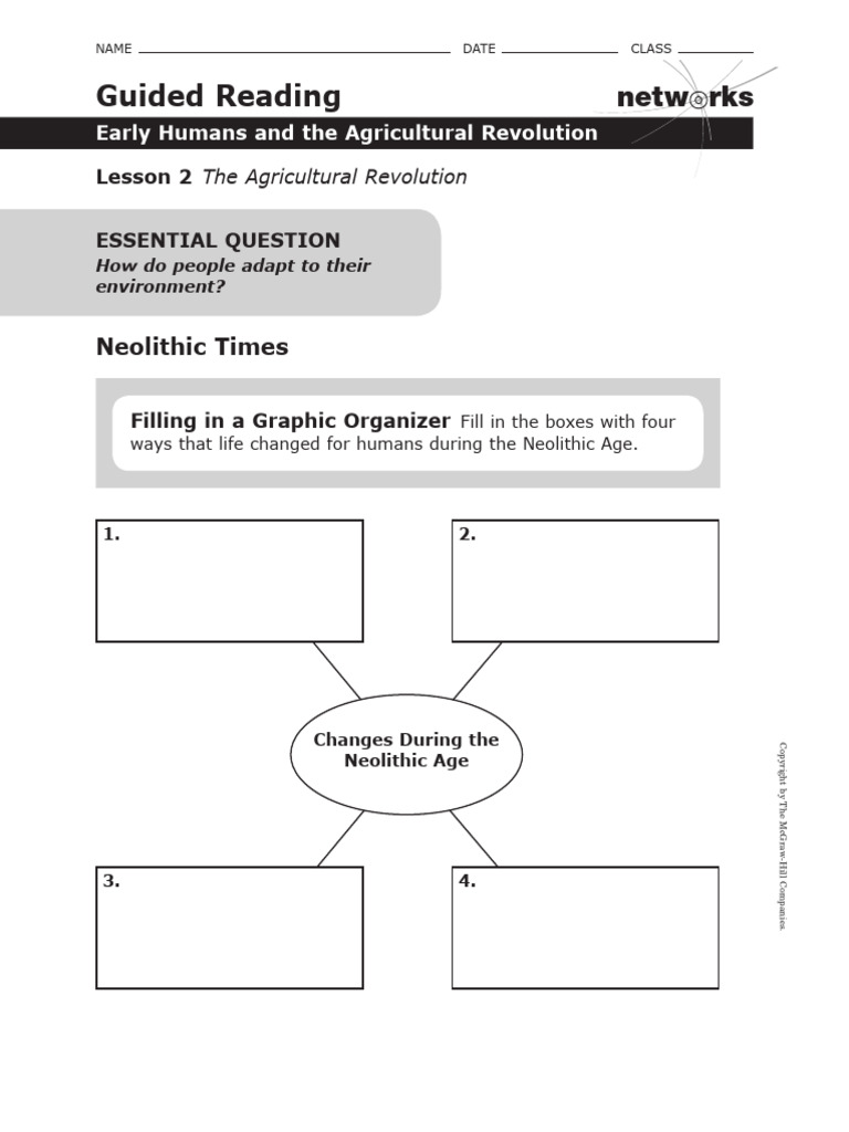 CH 3 Guided Reading 2 | PDF | Neolithic | Agriculture