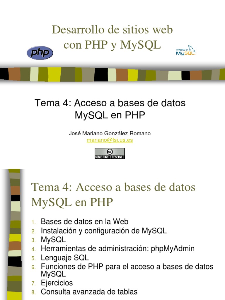 Tema 4 | PDF | SQL | Mi sql