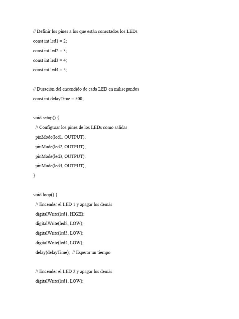 Documento (9) Leds | PDF