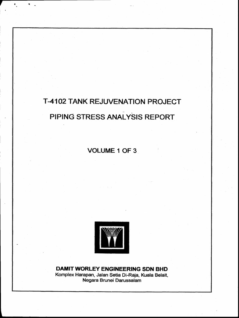 T-4102 Tank Rejuvenation Stress Analysis | PDF | Pump | Mechanical ...