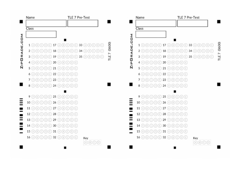 Answer Sheet 7 8 | PDF