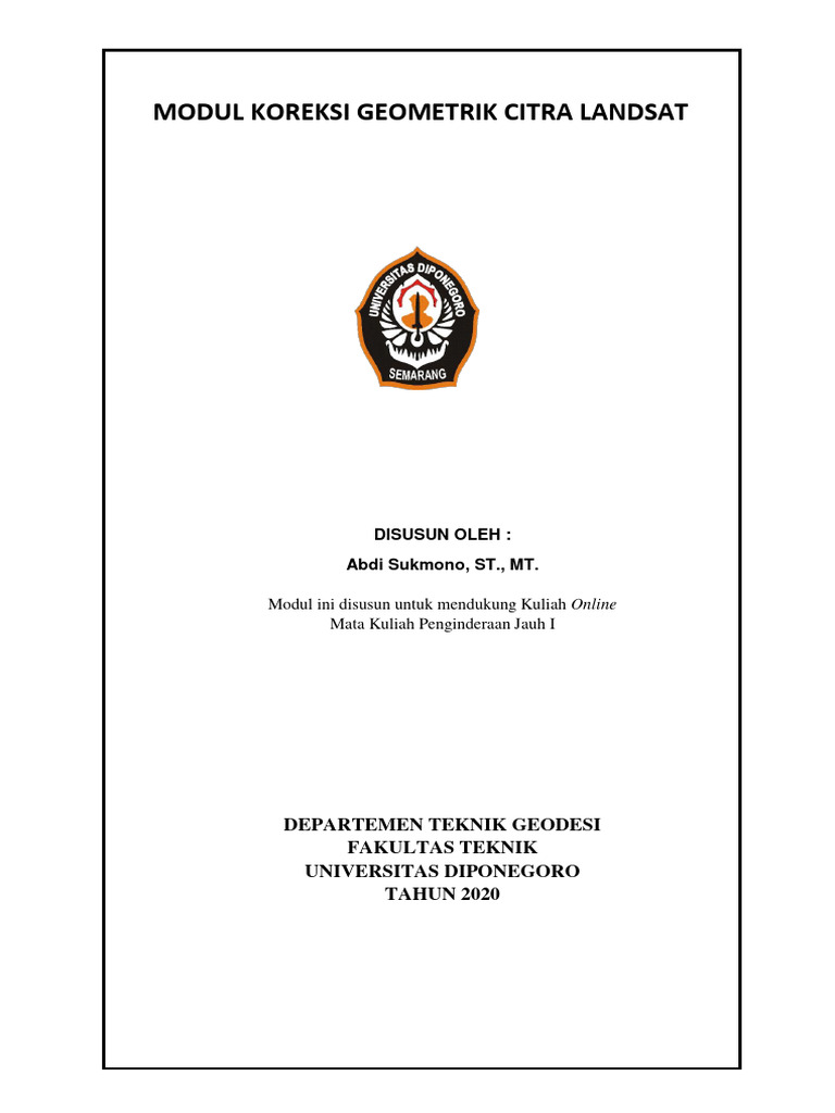 Modul Koreksi Geometrik | PDF