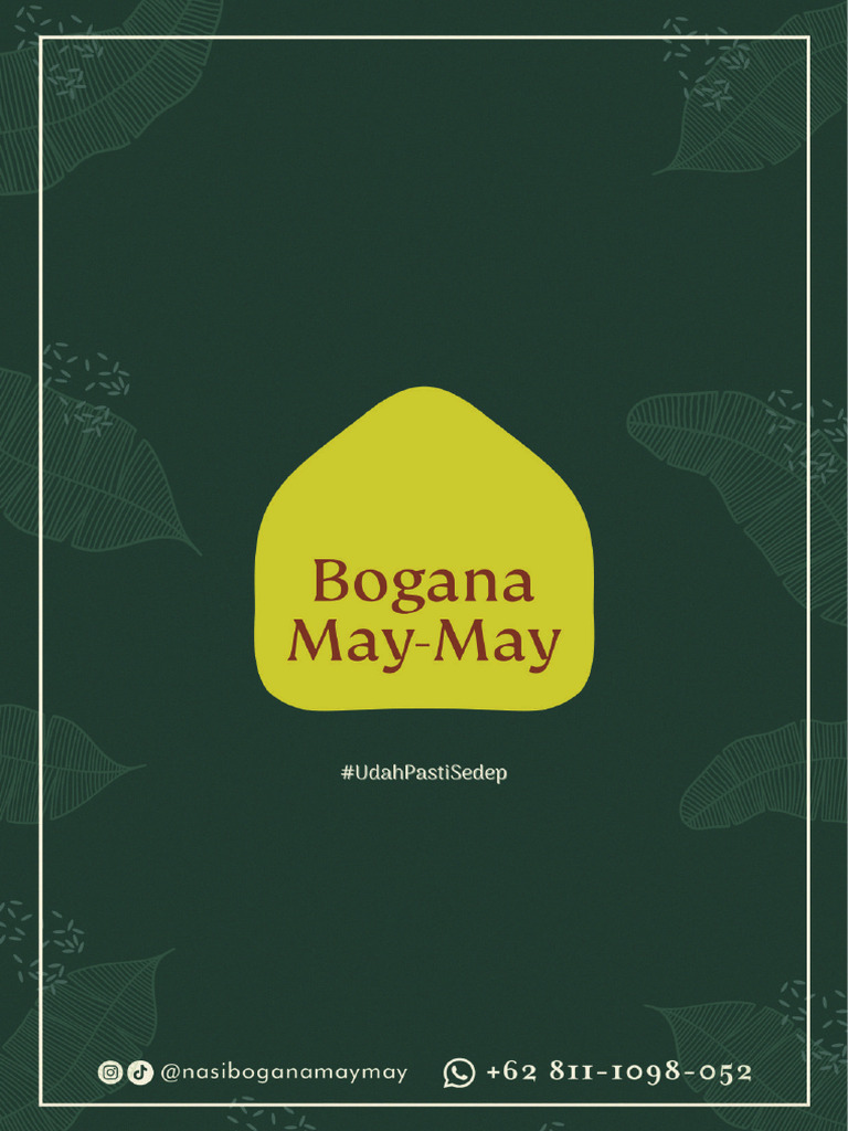 Menu Bogana May May | PDF
