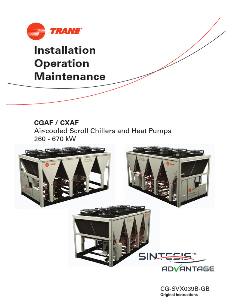 Sintesis Advantage Cgaf Series | PDF | Heat Transfer | Electrical ...