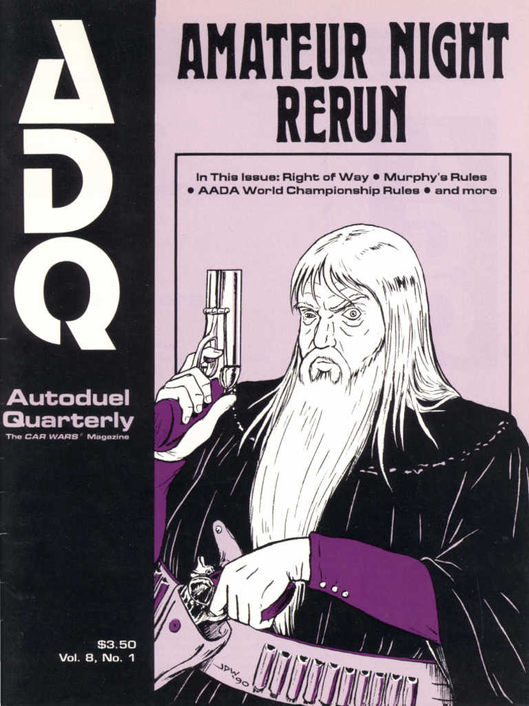 Autoduel Quarterly 8 1 | PDF | Machine Gun | Flight