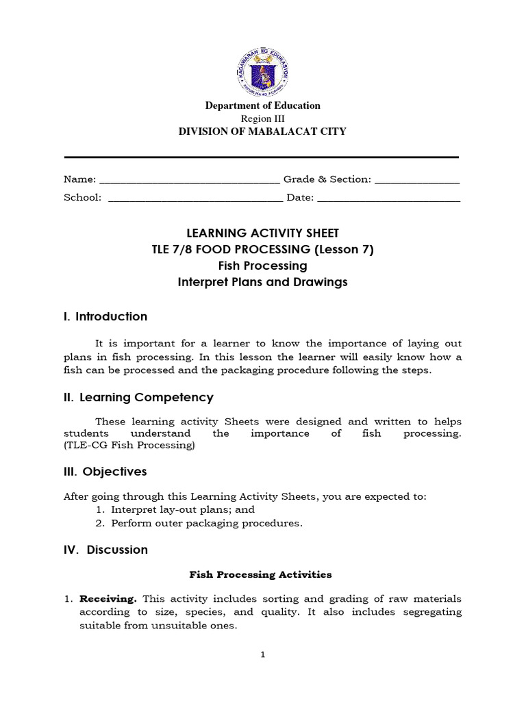 Fish Processing Layout and Steps | PDF | Polyethylene | Polystyrene