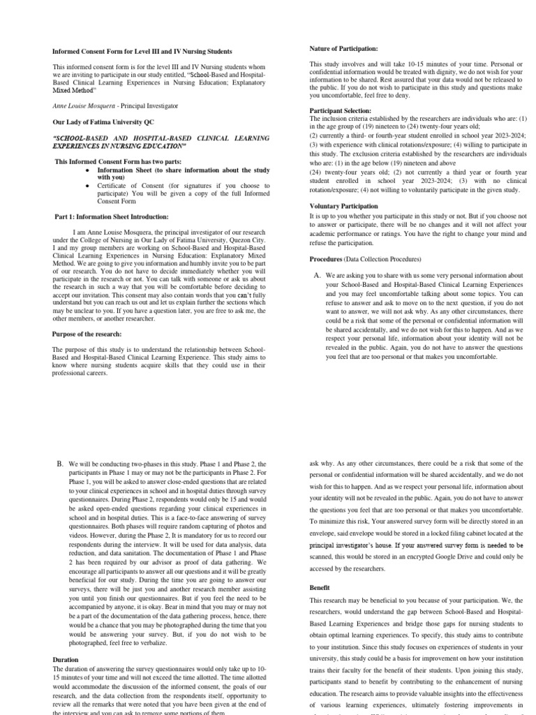 Surenafinalnapramis With DEMO PROF | PDF | Questionnaire | Nursing