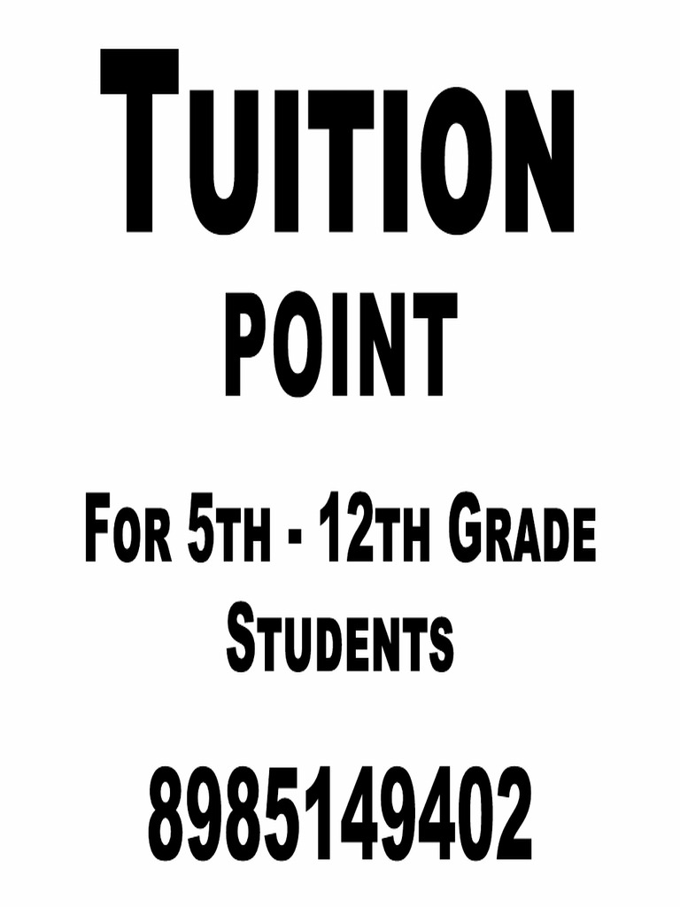 Tuition Point | PDF