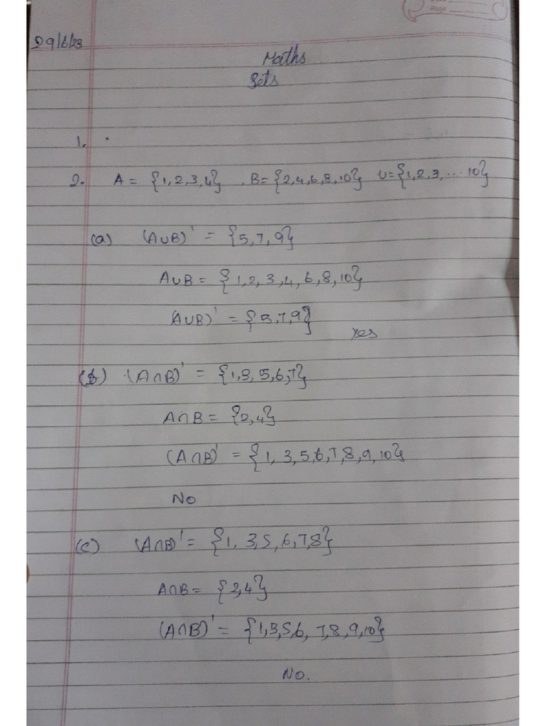 Maths Work Sheet | PDF