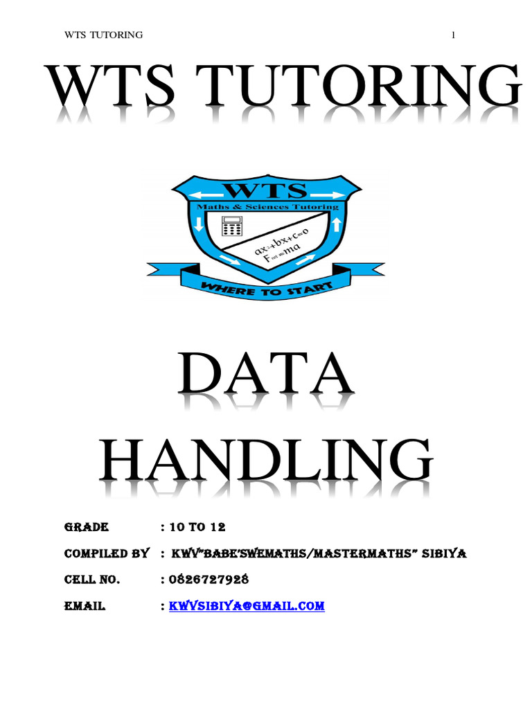 WTS Data Handling PDF | PDF