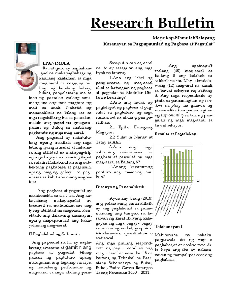 ATIENZA, BATANGAS PROVINCE - Research Bulletin | PDF
