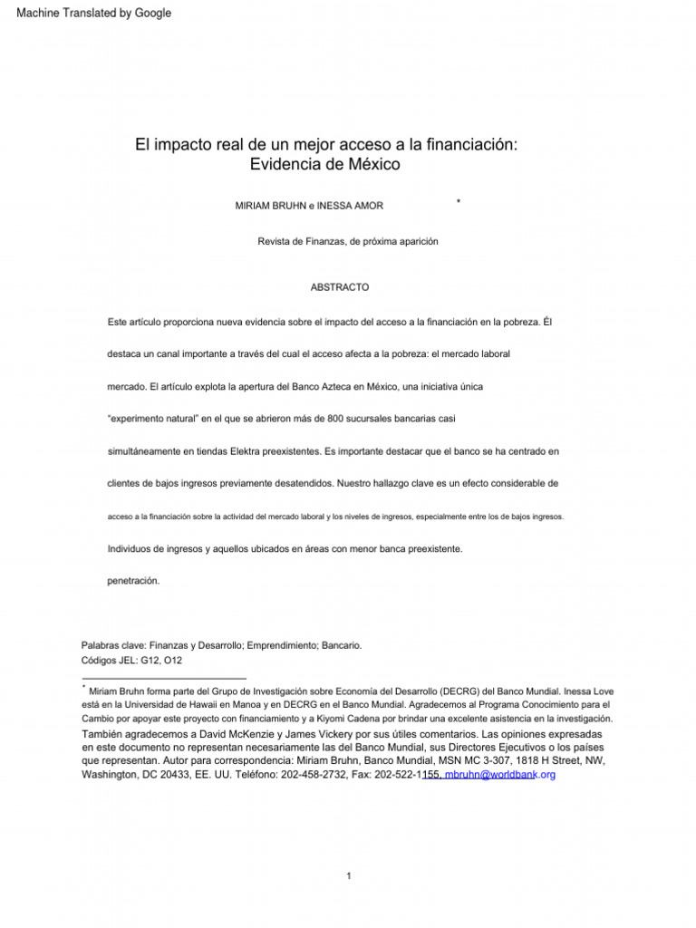 Texto 3 M 2 | PDF | Bancos | Reducción de pobreza