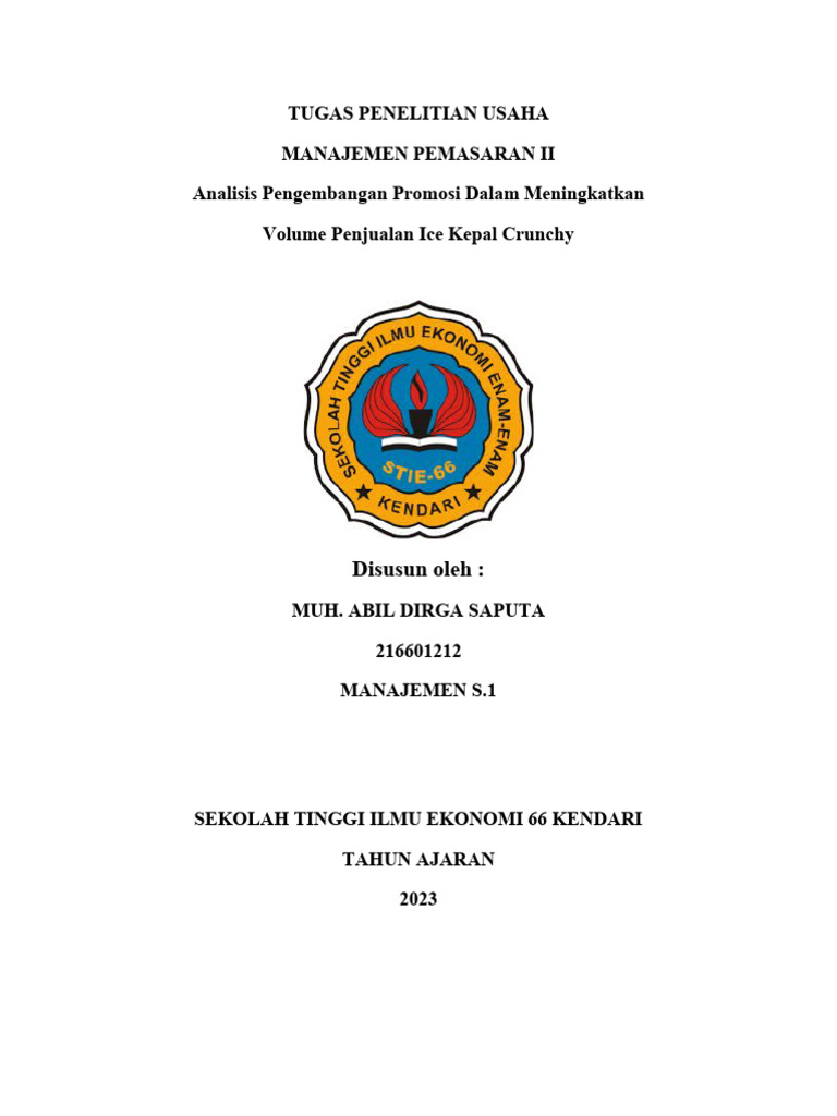 Tugas Penelitian Muh - Abil Dirga | PDF