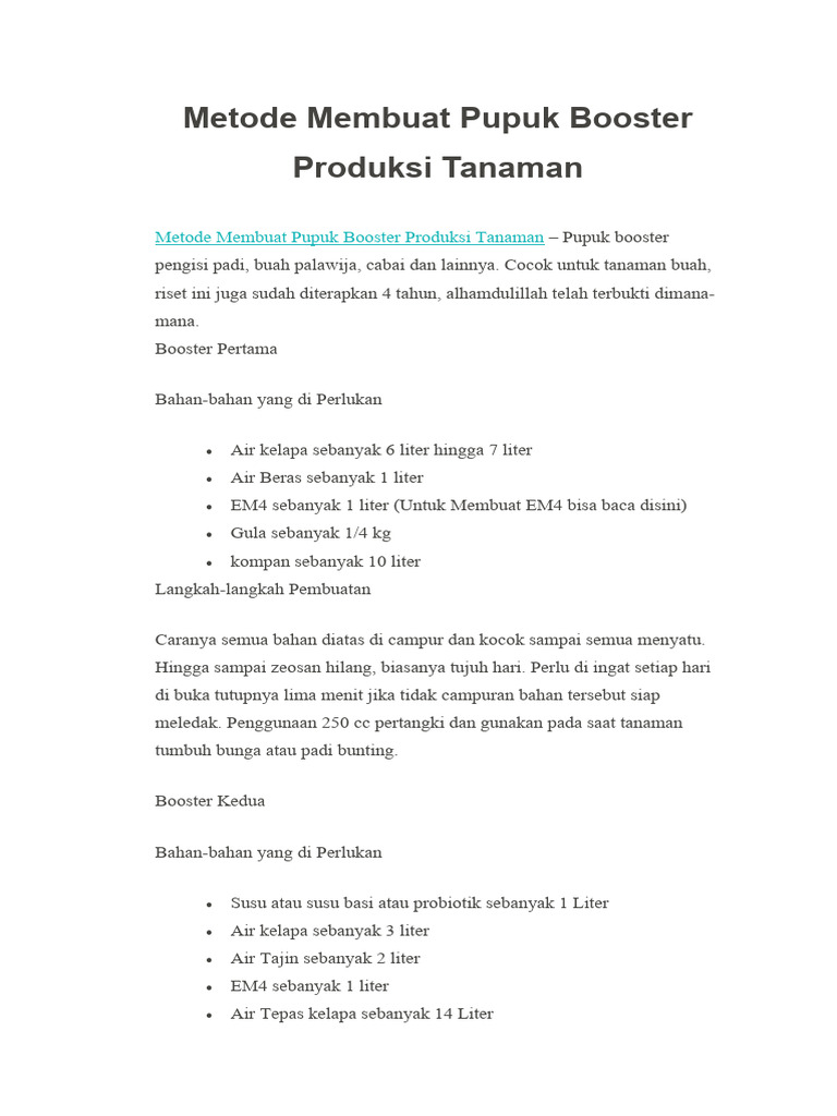 Pembuatan Boster | PDF