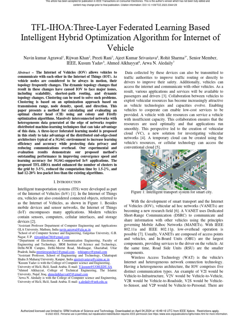 TFL-IHOAThree-Layer Federated Learning Based Intelligent Hybrid Optimization Algorithm For ...