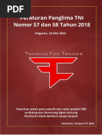 Perpang TNI No.58 Tahun 2018 Tentang Gerakan PBB | PDF