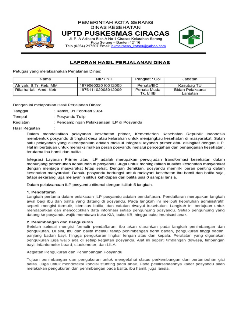 LHP Feb Sosialisasi Ilp | PDF
