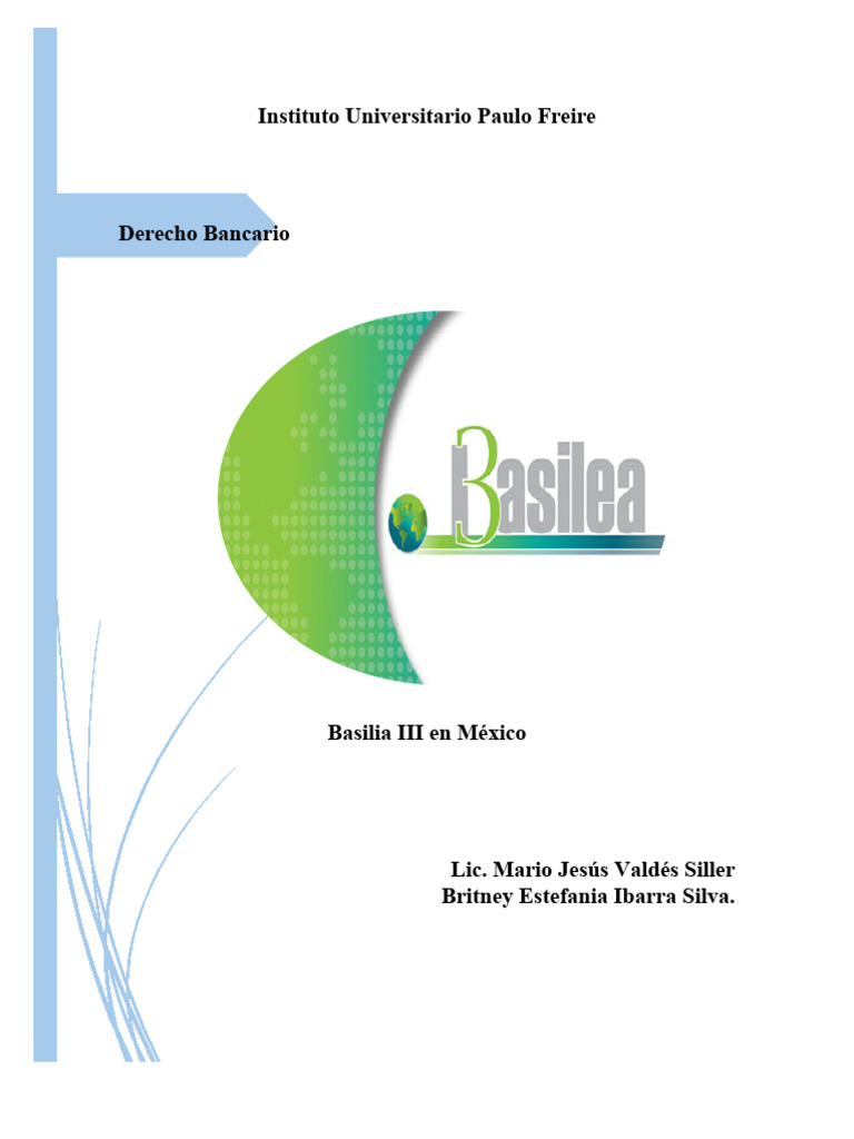 Basilea Iii Mexico | PDF | Basilea Iii | Bancos