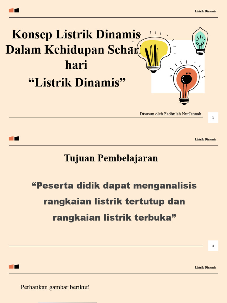 Rangkaian Tertutup Dan Terbuka | PDF